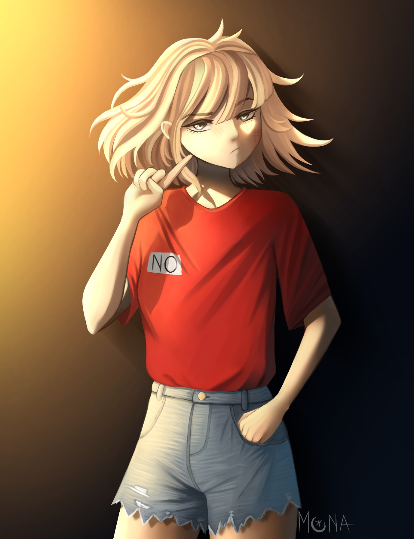 NO (DTIYS for cartoon anime) Muna Sketches - 插图 ART street
