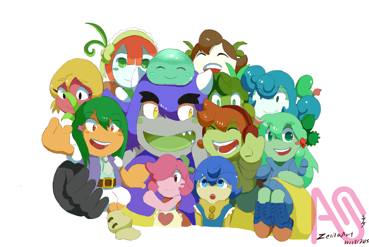 Oranus and friends Zelily - Illustrations ART street