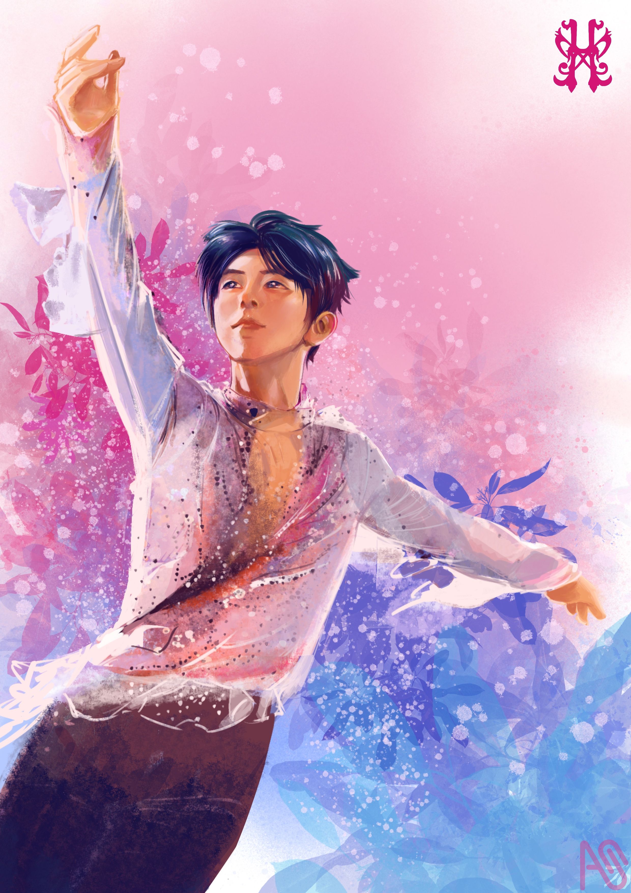 Yuzuru Hanyu Yang Hui Xin - Illustrations ART street