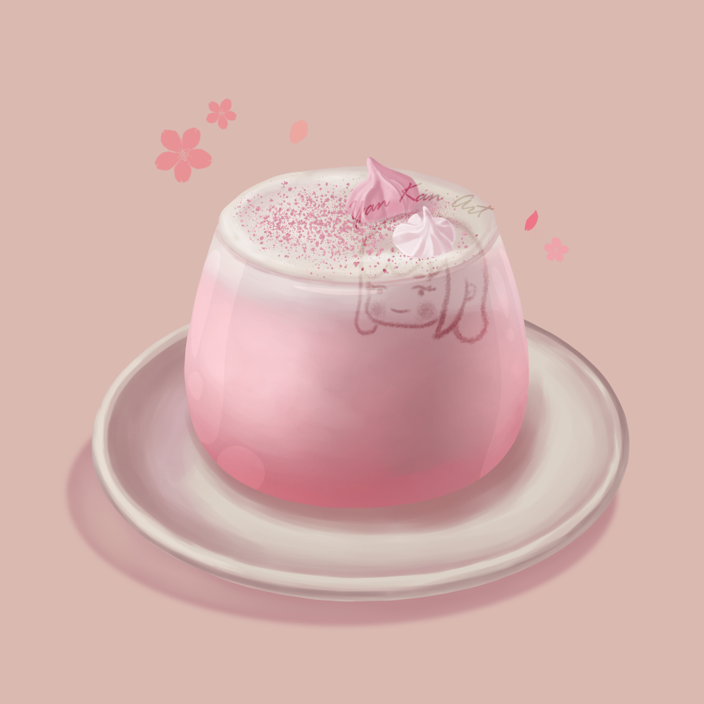 Sakura latte Yan - Illustrations ART street