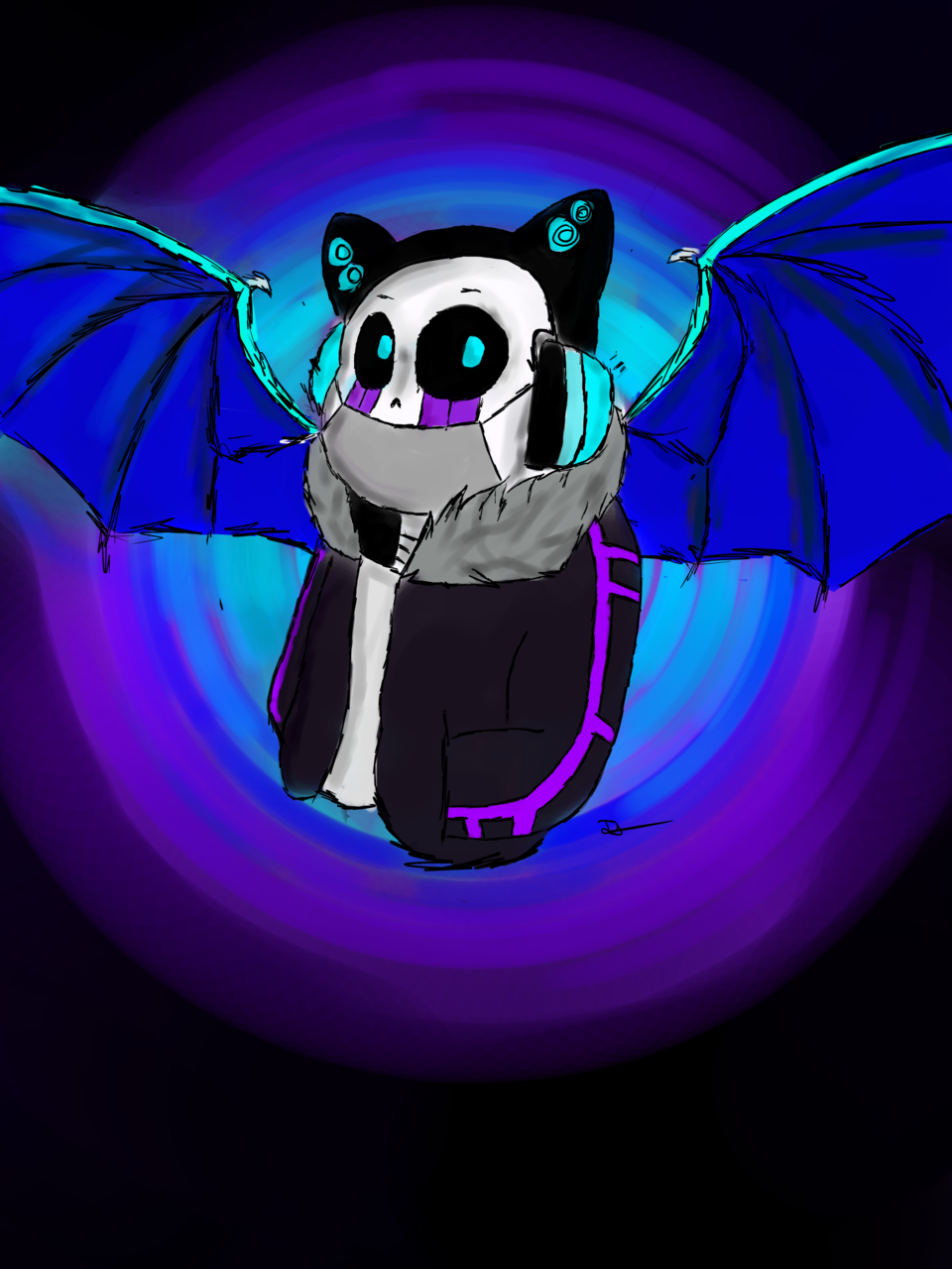 mai undertale oc :3 (neon) Pandaboo32pet - Illustrations ART street