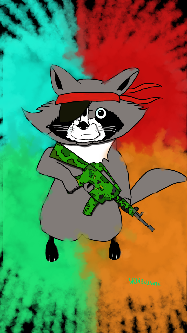 mapache-sniker SR.dibujante - 插图 ART street