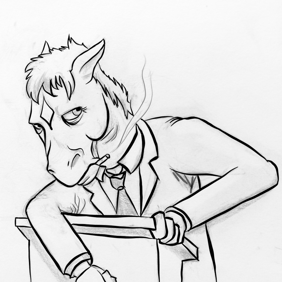bojack somdark - Illustrations ART street