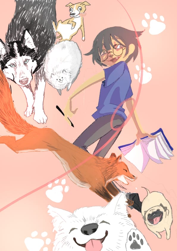 drawing doggo challenge!! Curie0420 - Illustrations ART street