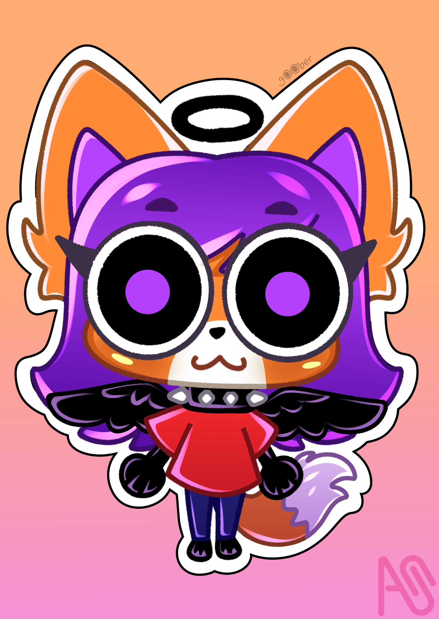 Request from "Fallen angel fox" gOOby - 插图 ART street