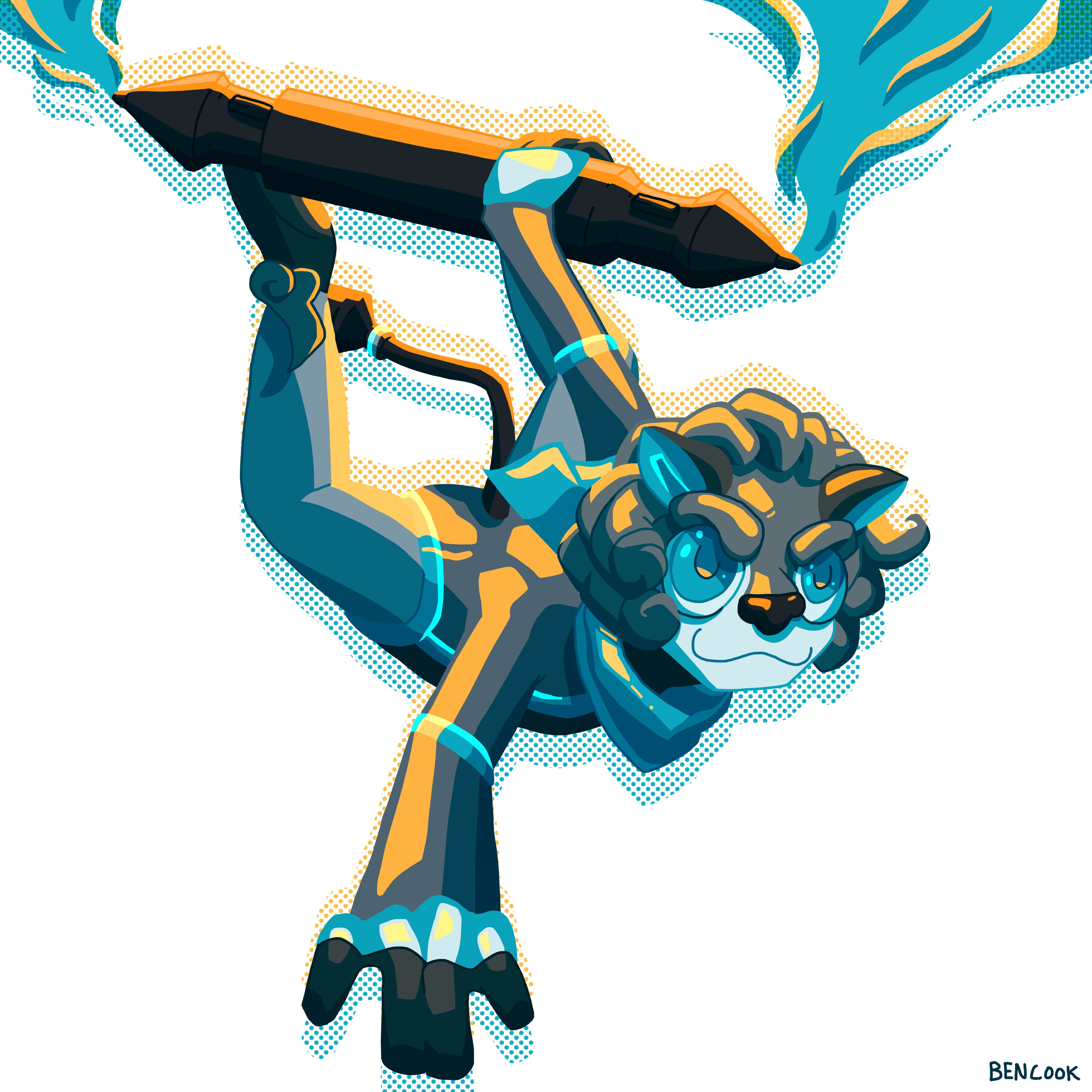 Leon the designer of mice and ben - Illustrations ART street