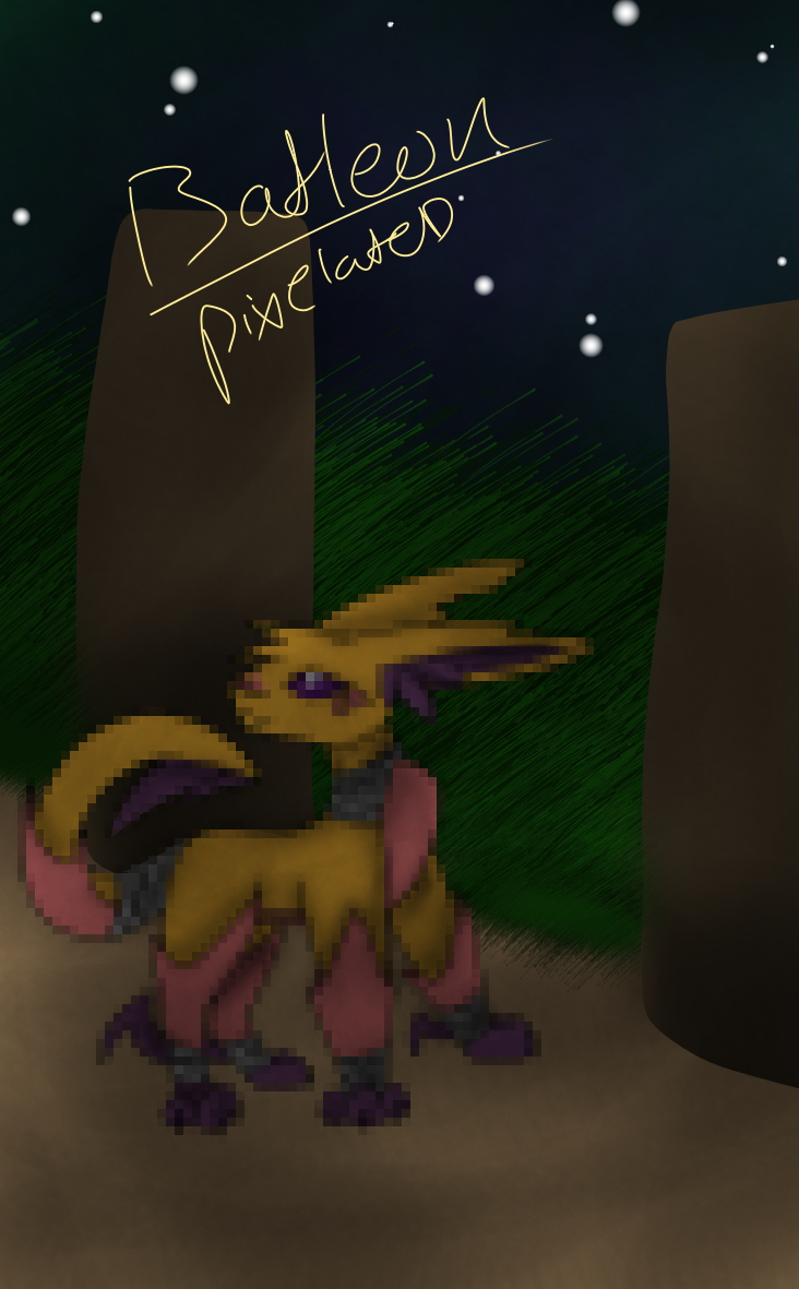 Batleon pixelated - read desc 🔪♠♣GLB♣♠🔪 - Illustrations ART street