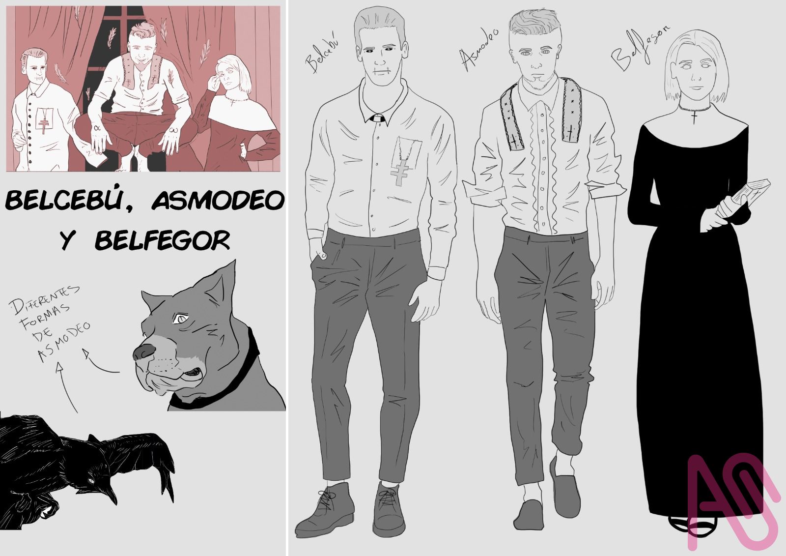 The evil trinity design Poyatos - 插图 ART street