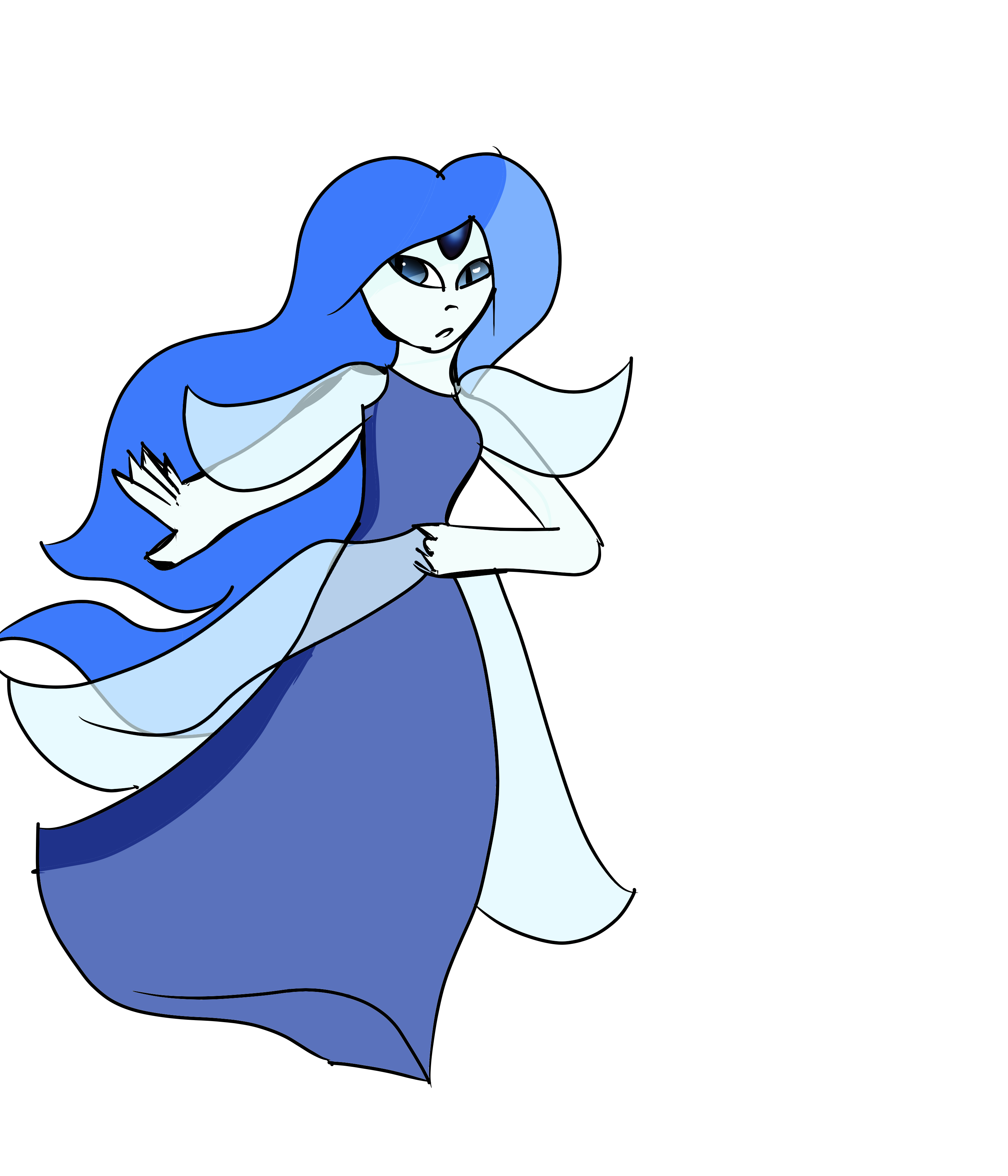 SU OC redesign: Moonstone GalacticPetal - Illustrations ART street