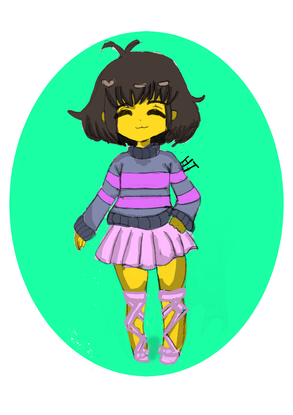 Dancetale Frisk PandaPandi - 插畫 ART street