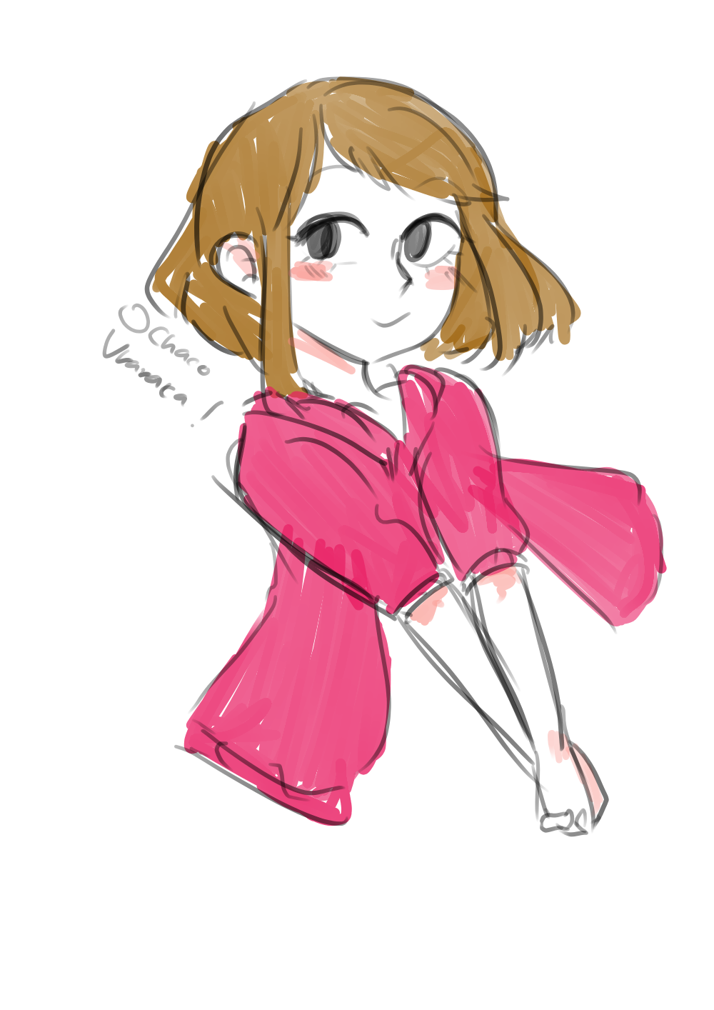 Ochaco Uraraka Husikatto - Illustrations ART street