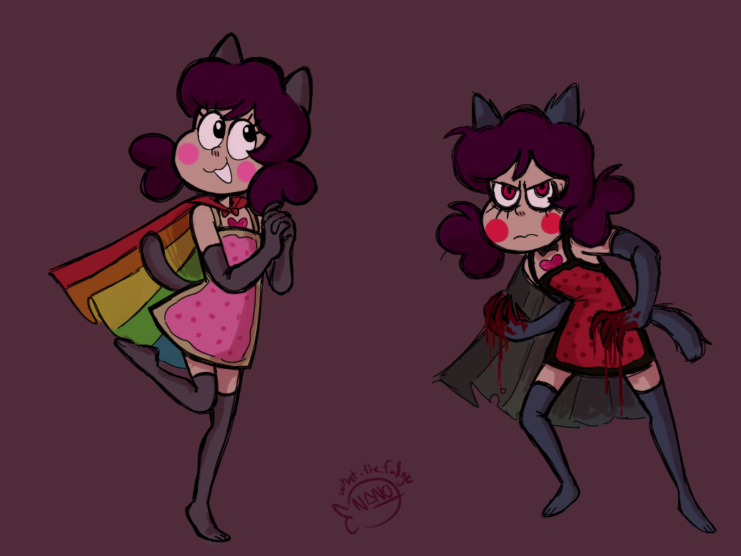 nyan emily creepypasta What The Fudge Nano - Illustrations ART street