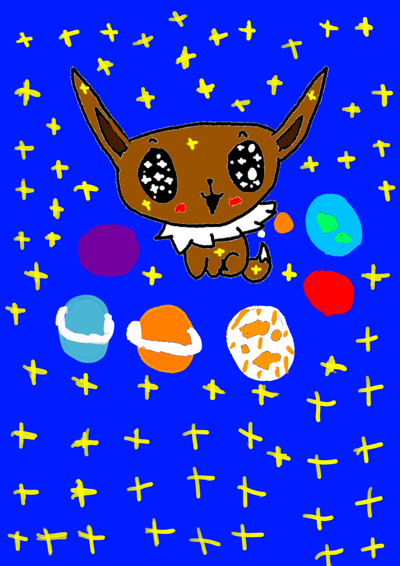 Space Eevee Eevaria2015 - Illustrations ART street