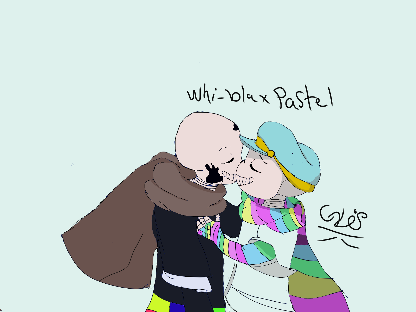 Whi-Bla x Pastel GrisCorazón - Illustrations ART street