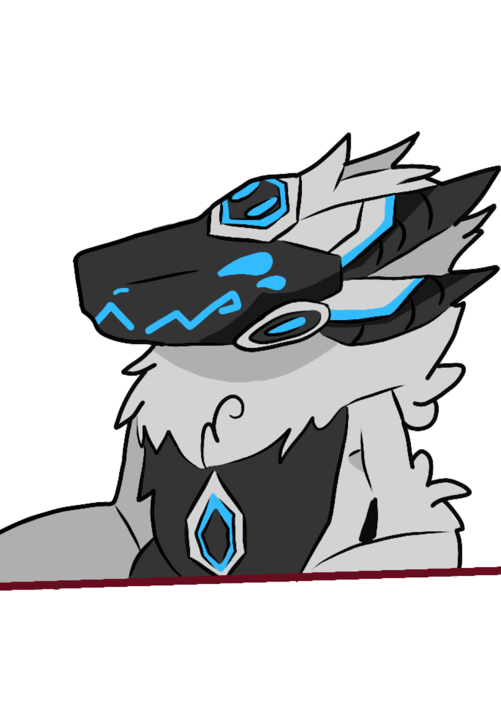 protogen: Blueberry Funkinpunk - Illustrations ART street