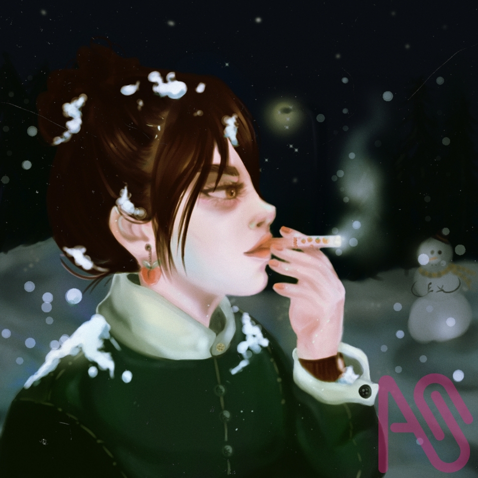 Smoke snow by B U L L E T B U L L E T - Illustrations ART street