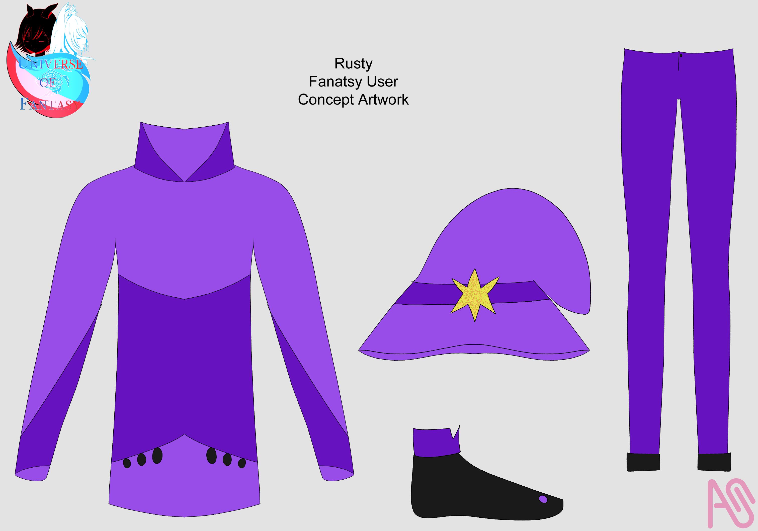 Rusty Fantasy User Concept Artwork EbonyFox2003 - Illustrations ART street