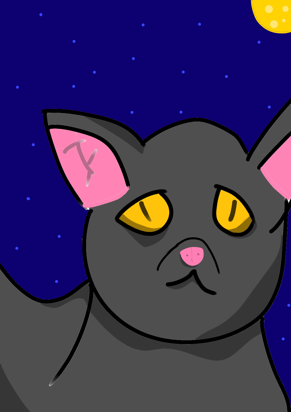 Random Grey Cat Anna Brown - Illustrations ART street