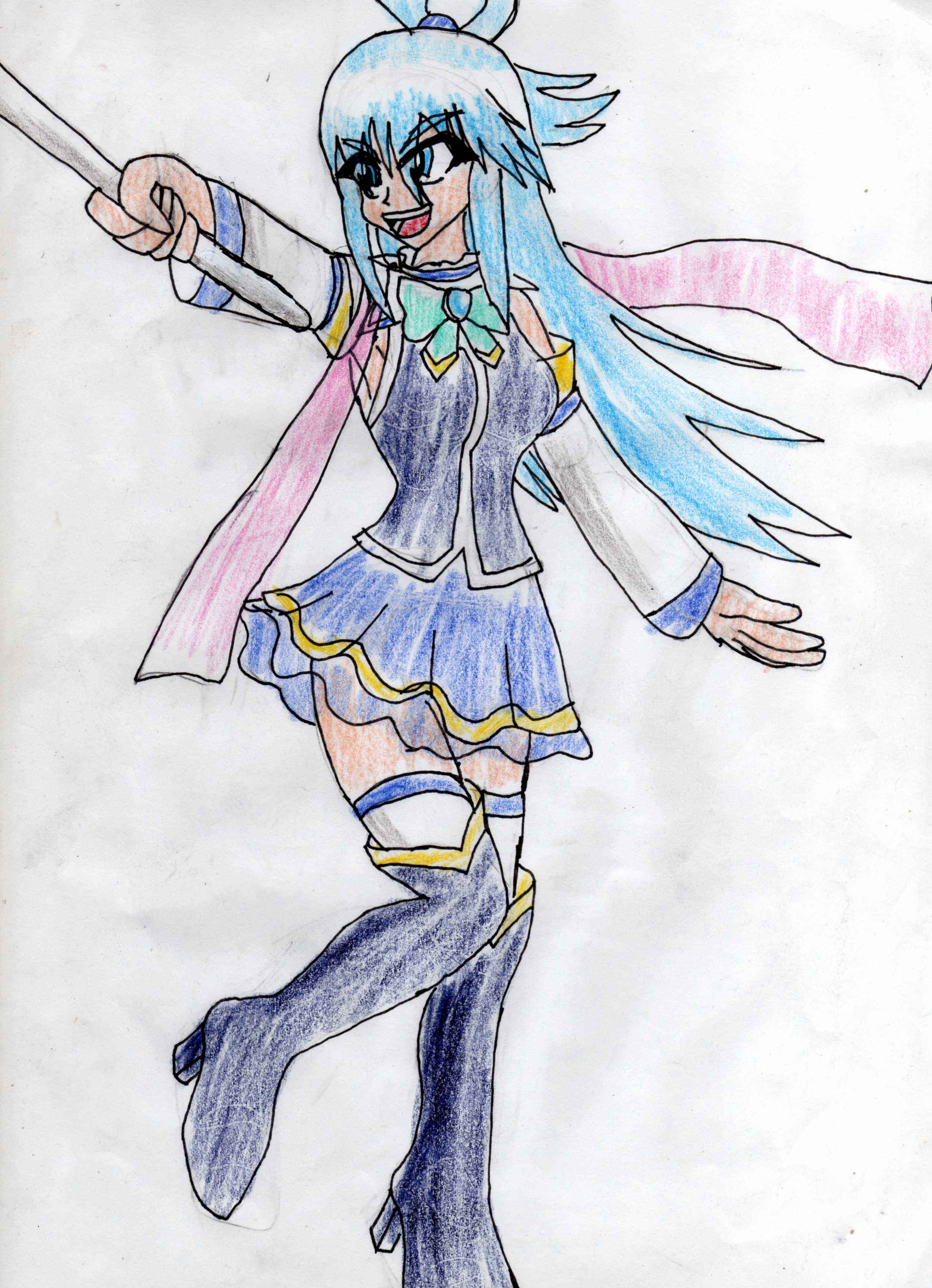 Aqua: Arch-Mage Goddess Kurogame - Illustrations ART street