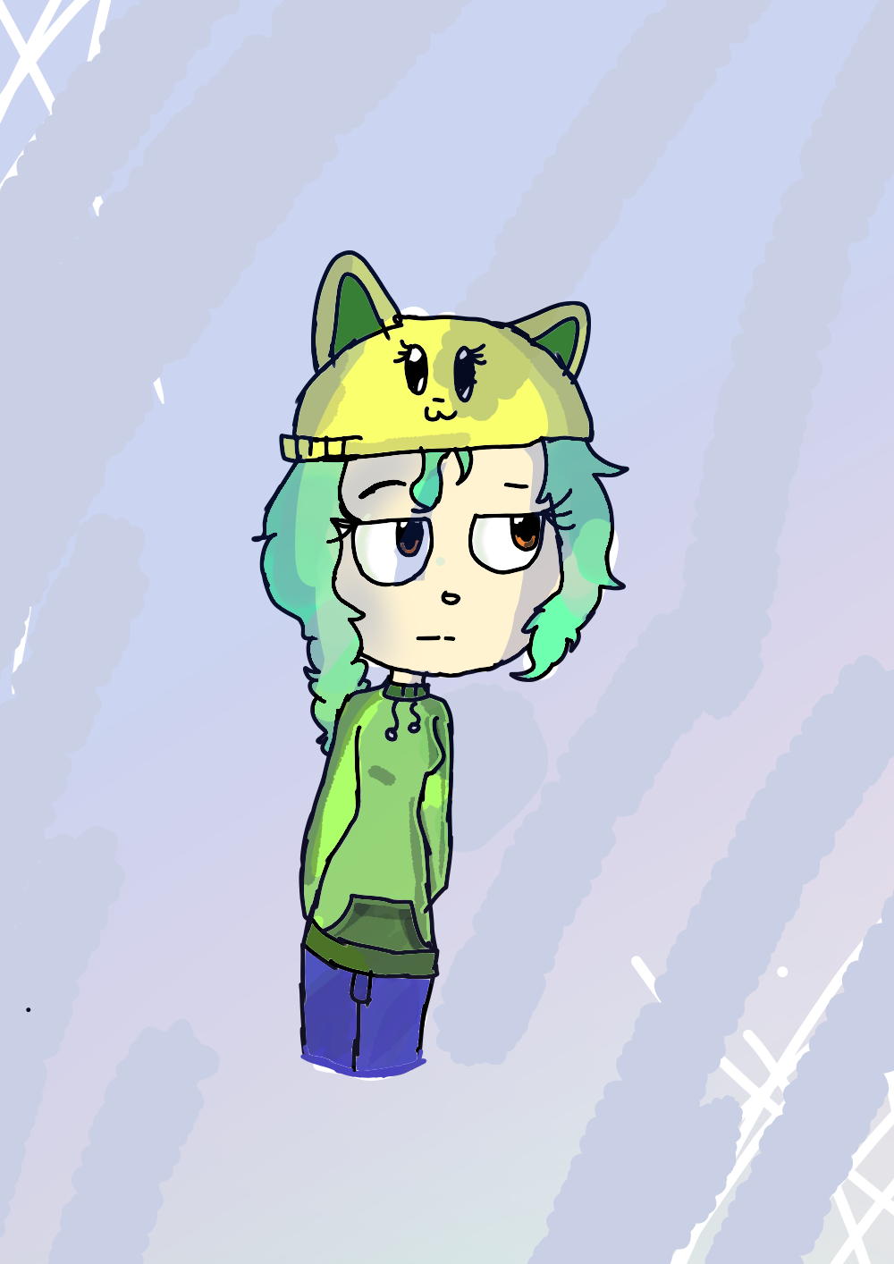 mi anterior oc Fefe chan :v xD dibujos - Illustrations ART street