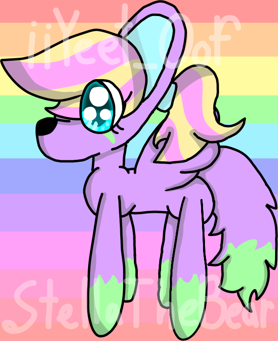 floofy wolf HoneybeeHiveWing - Illustrations ART street