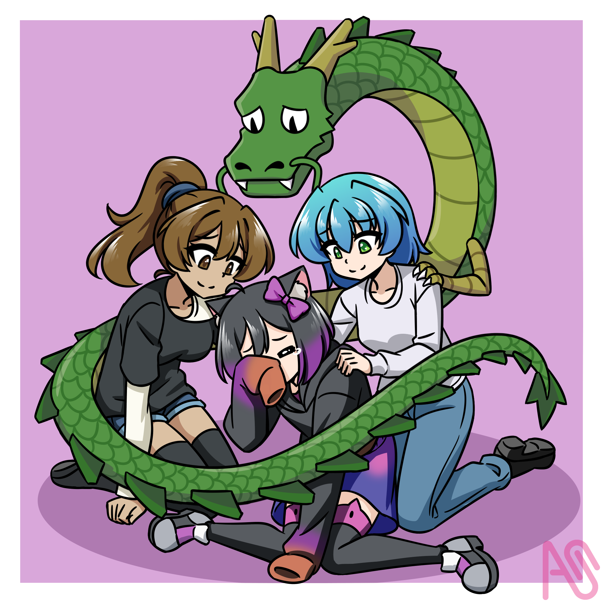 Silly gang & Azami - Silly Fans Silly Studios - Illustrations ART street