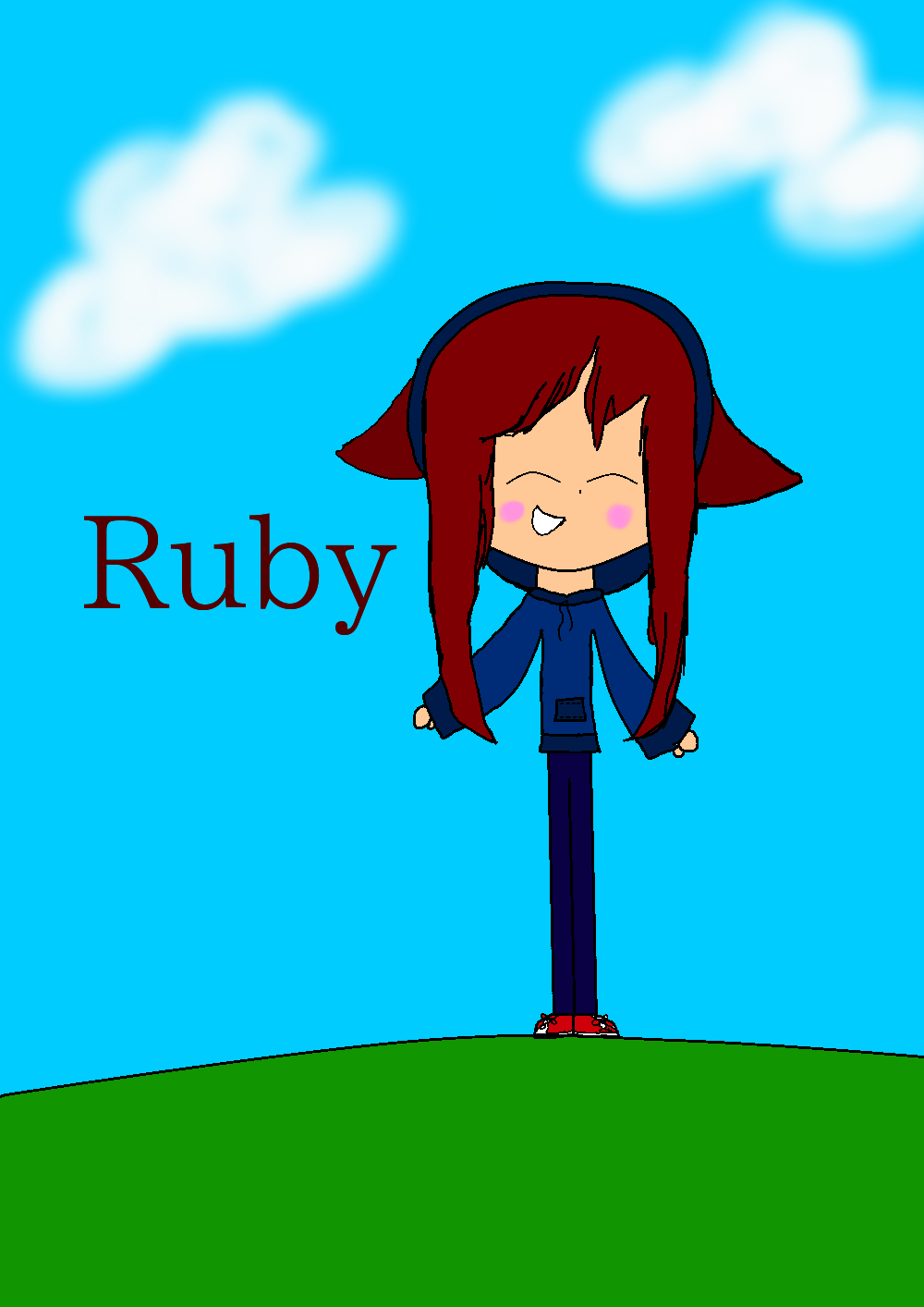 Old bfb art of ruby BoiblebubbleDraws319 - 插图 ART street