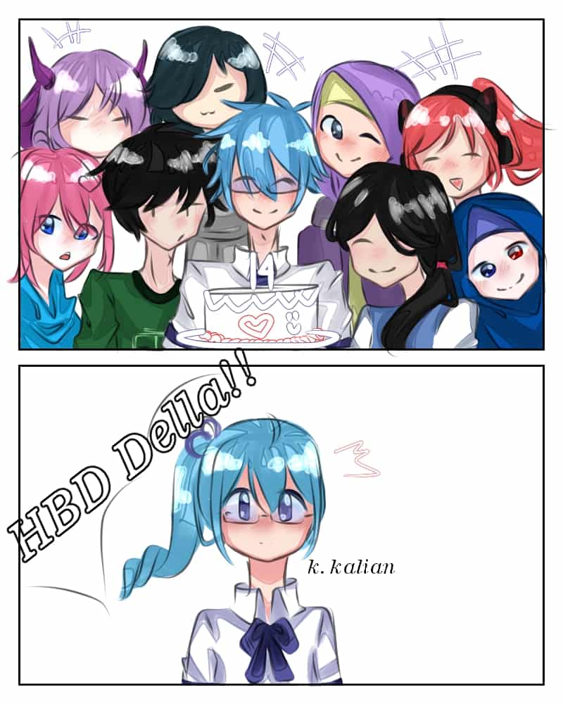 hbdd!! (telat 3 hari :'v) Fauziah_Zia - Illustrations ART street