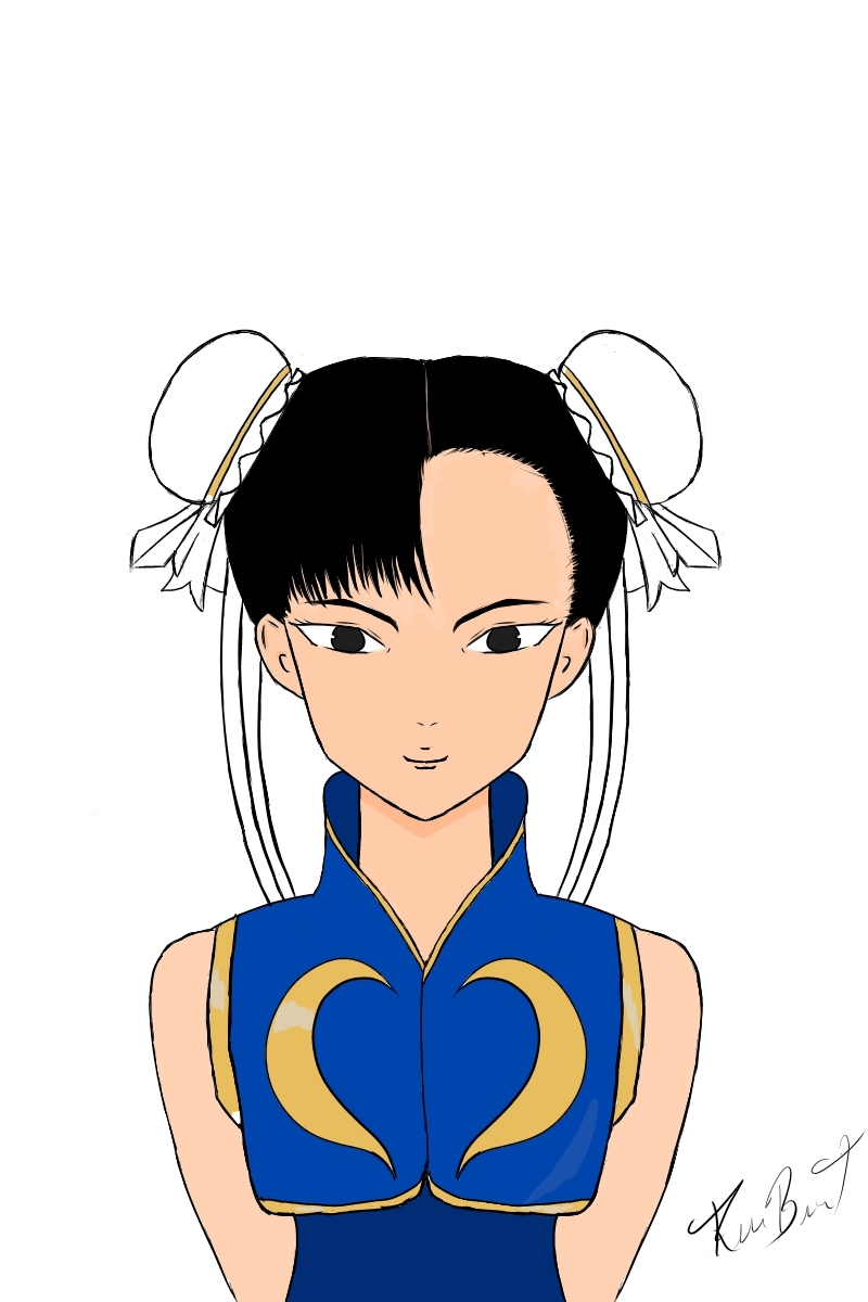 Chun Li, Chun Li pintado hush - Illustrations ART street
