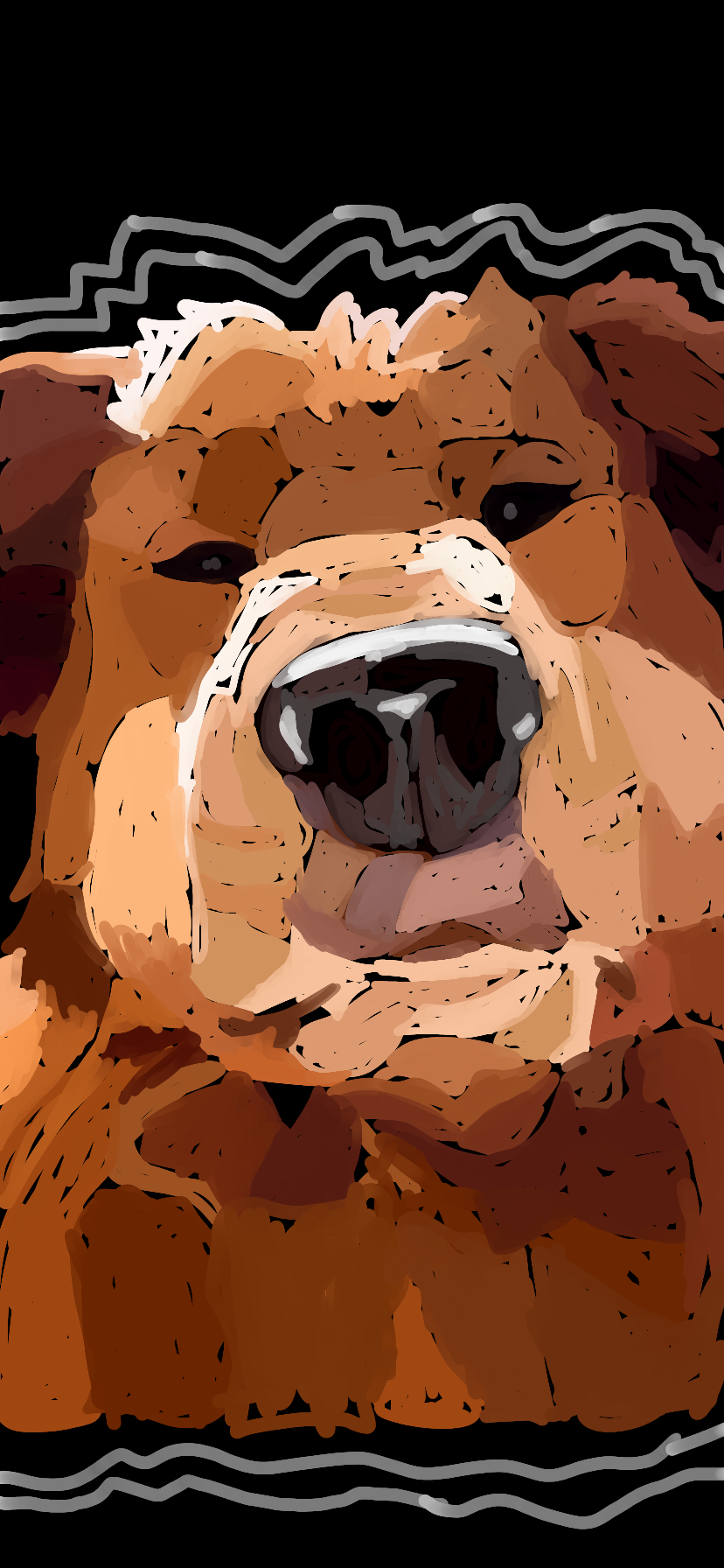 Squishy face doggo (0-0) - Illustrations ART street