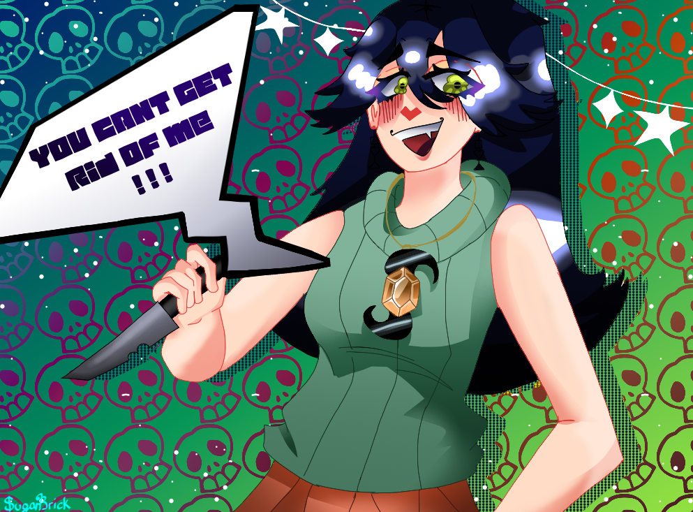 “𝖄𝖔𝖚 𝖈𝖆𝖓’𝖙 𝖌𝖊𝖙 𝖗𝖎𝖉 𝖔𝖋 𝖒𝖊!!!“ ᯓSugarBrickᯓ(Quit) - Illustrations ART street