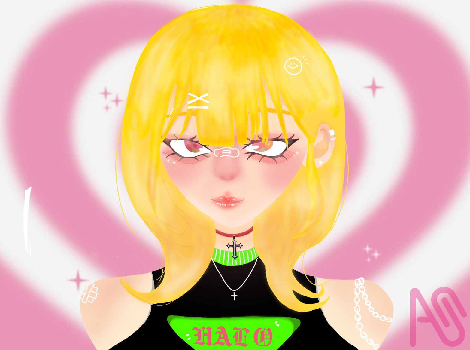 Y2K girl ͈ᴗ͈ˬᴗ͈ෆ pinchun ꒰ ɞ̴̶̷ ·̮ ɞ̴̶̷ ꒱ - Illustrations ART street