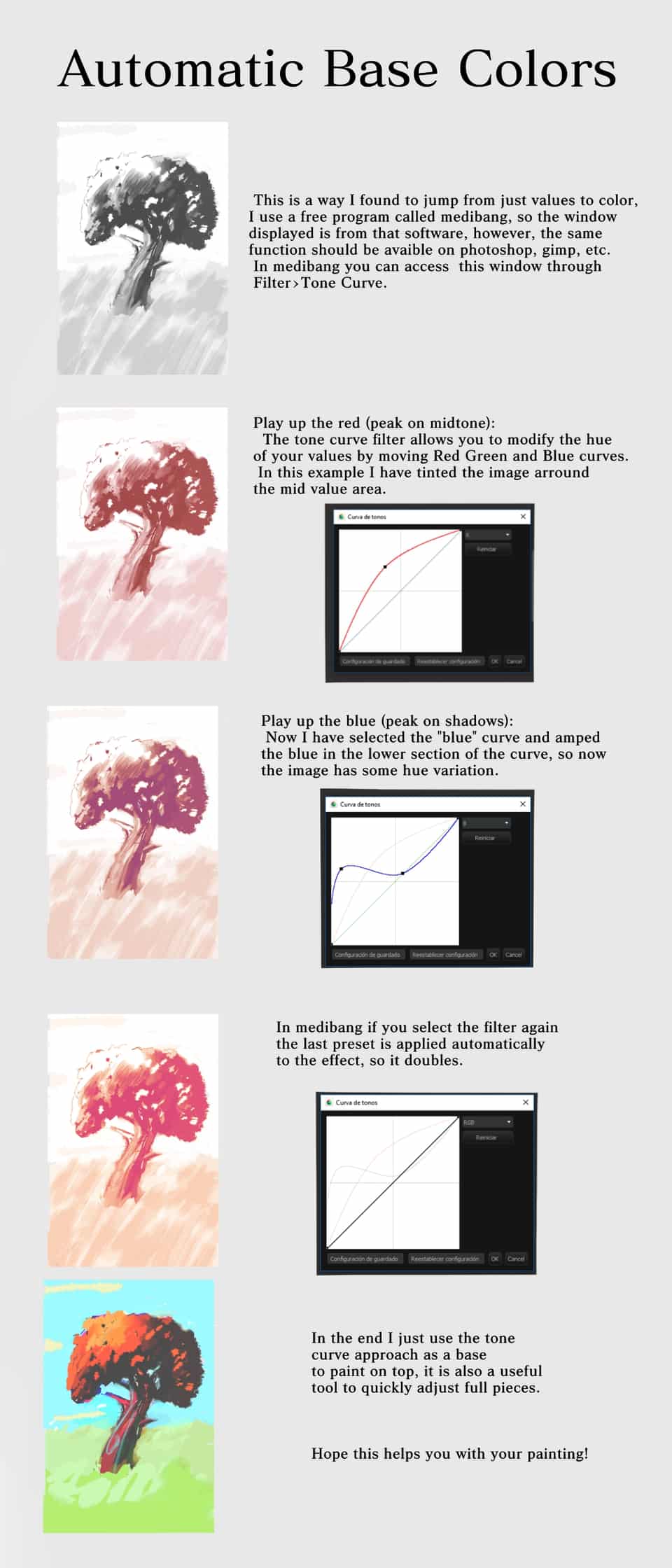 Automatic base colors ELGAROU - Illustrations ART street