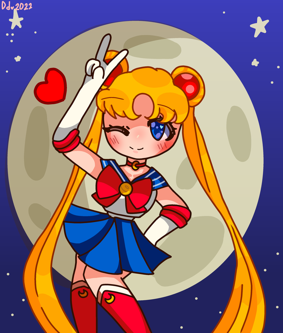 Sailor Moon 🌙 YannDessuDraws - Illustrations ART street