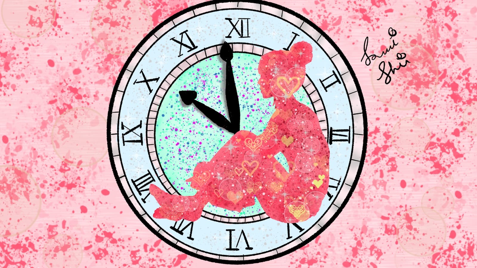 CLOCK GIRL ANIME somishii_ - Illustrations ART street