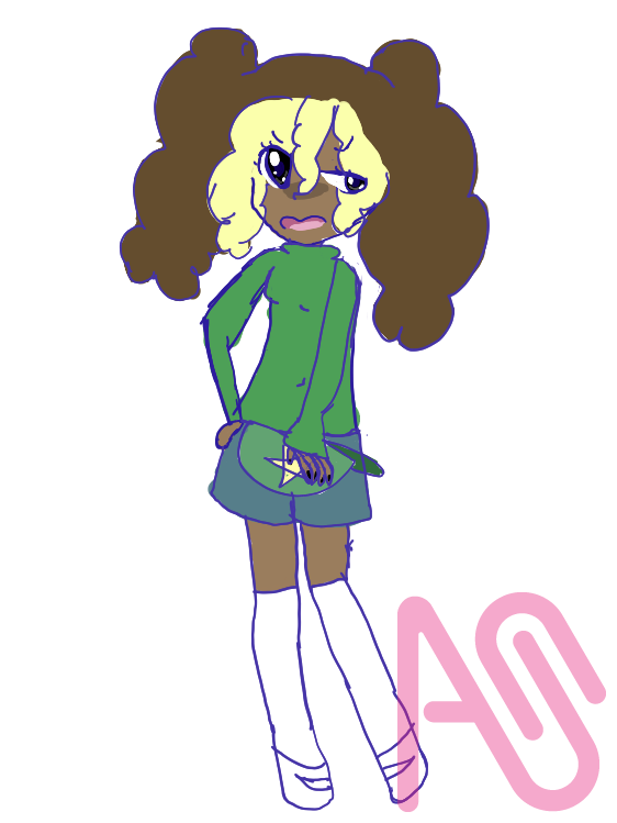 New oc! (Legs traced from totoko,rest drawn by me) Kyamatsu ...