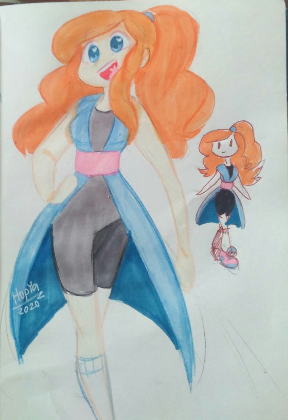 2/4 OF MY MAIN OCS HOPIA ARTWORK 17 - Illustrations ART street