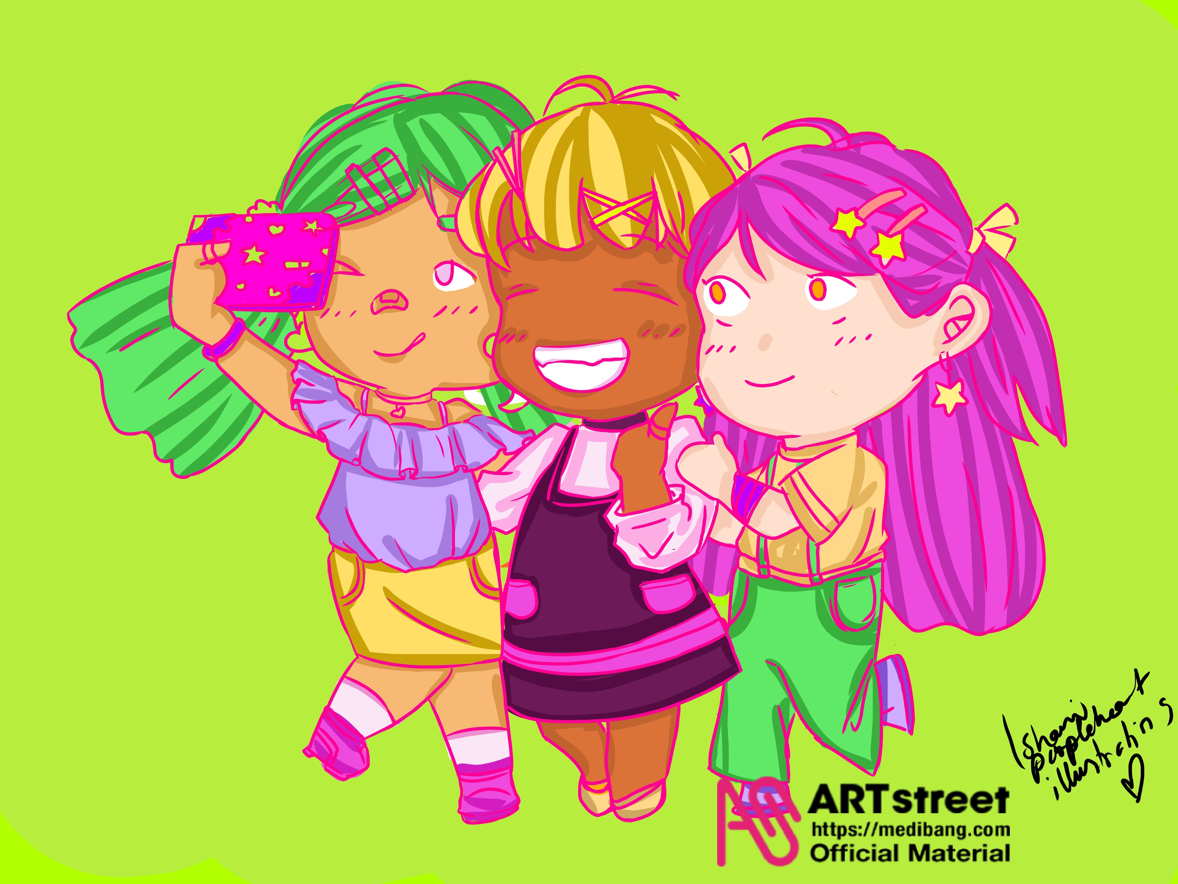 chibi 2 cupcake squad 2 Ishani PHI21 - 插图 ART street