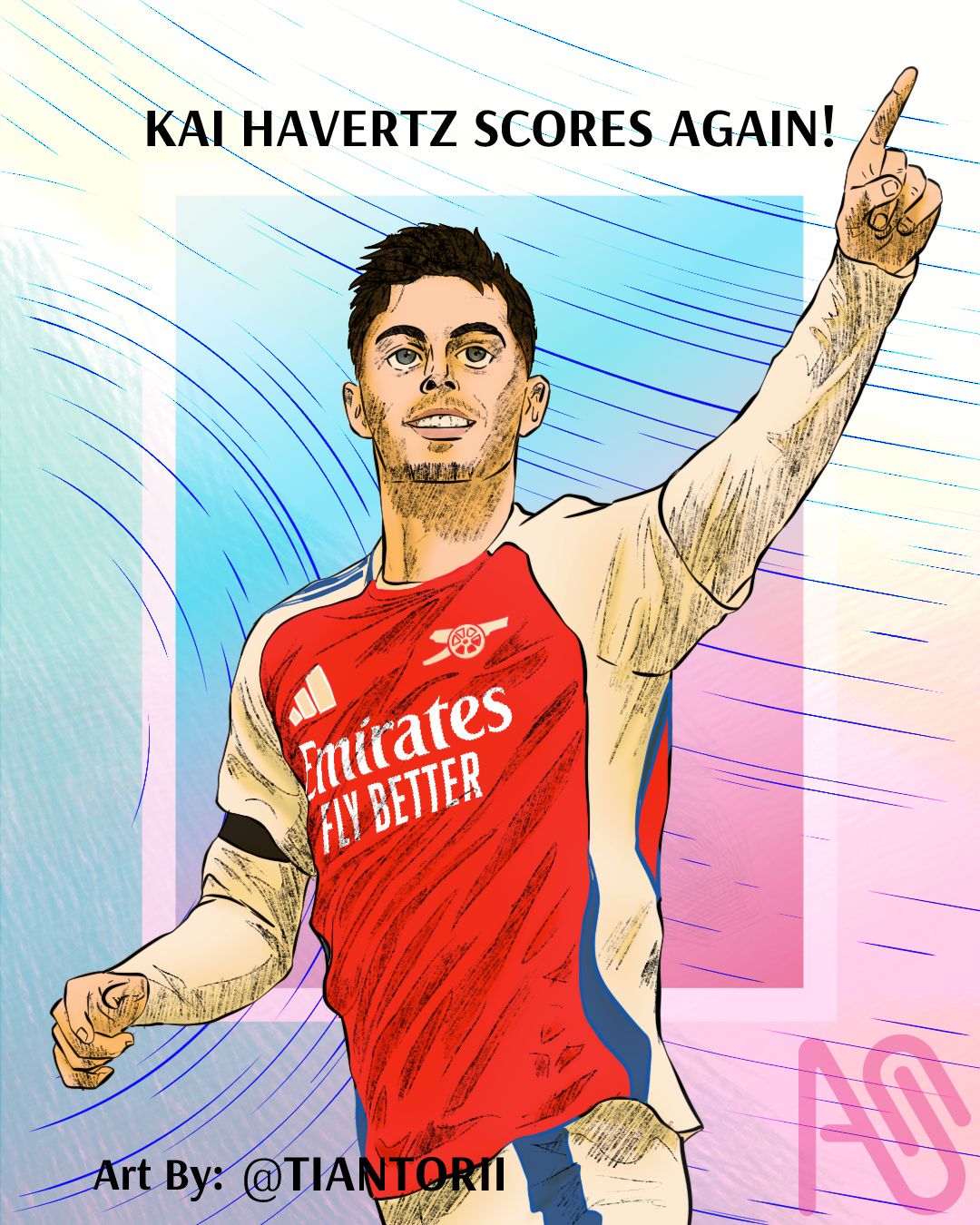 Arsenal Game week 1 Tiantorii - Illustrations ART street