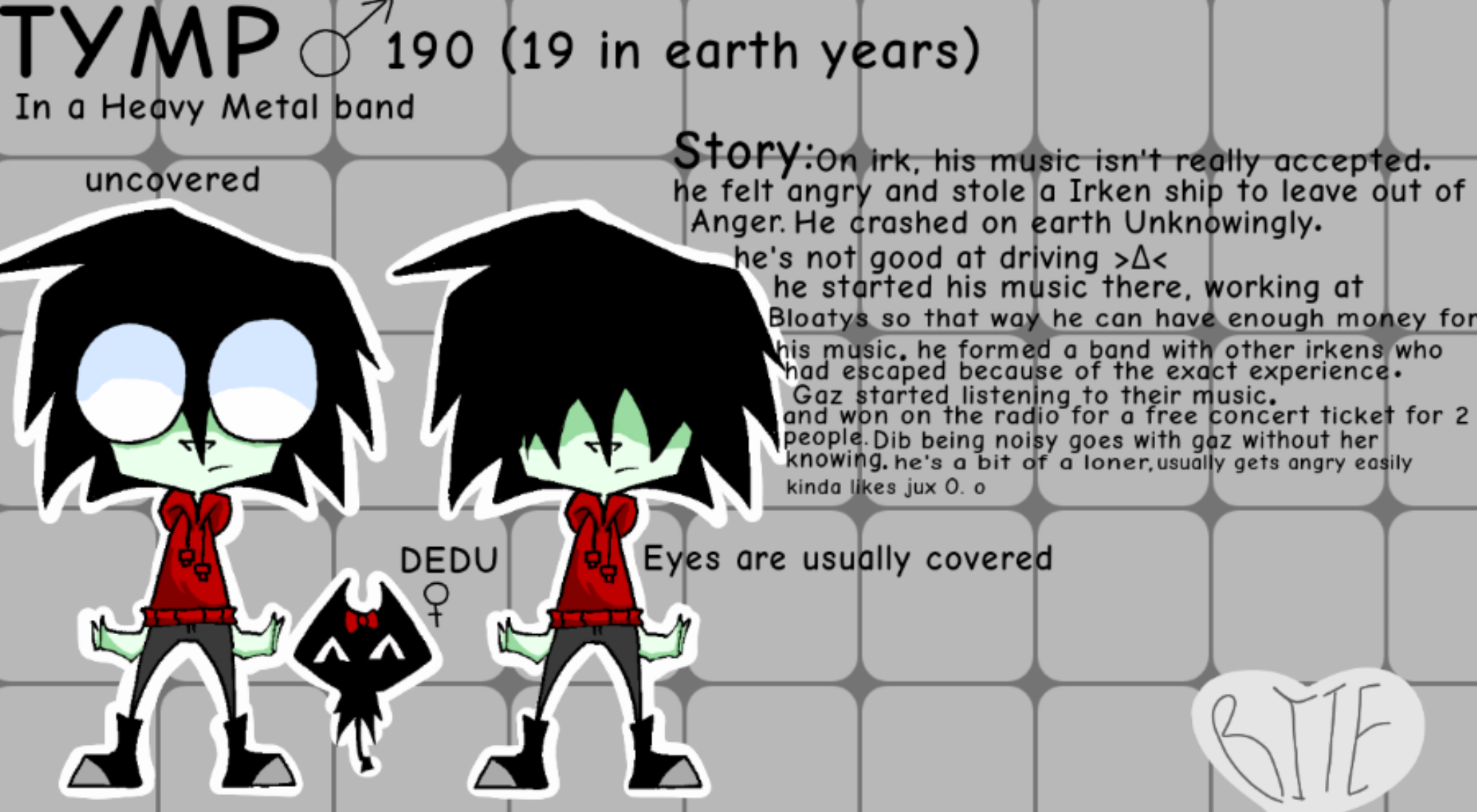 Invader Zim oc Tymp ZOMBITE - Illustrations ART street