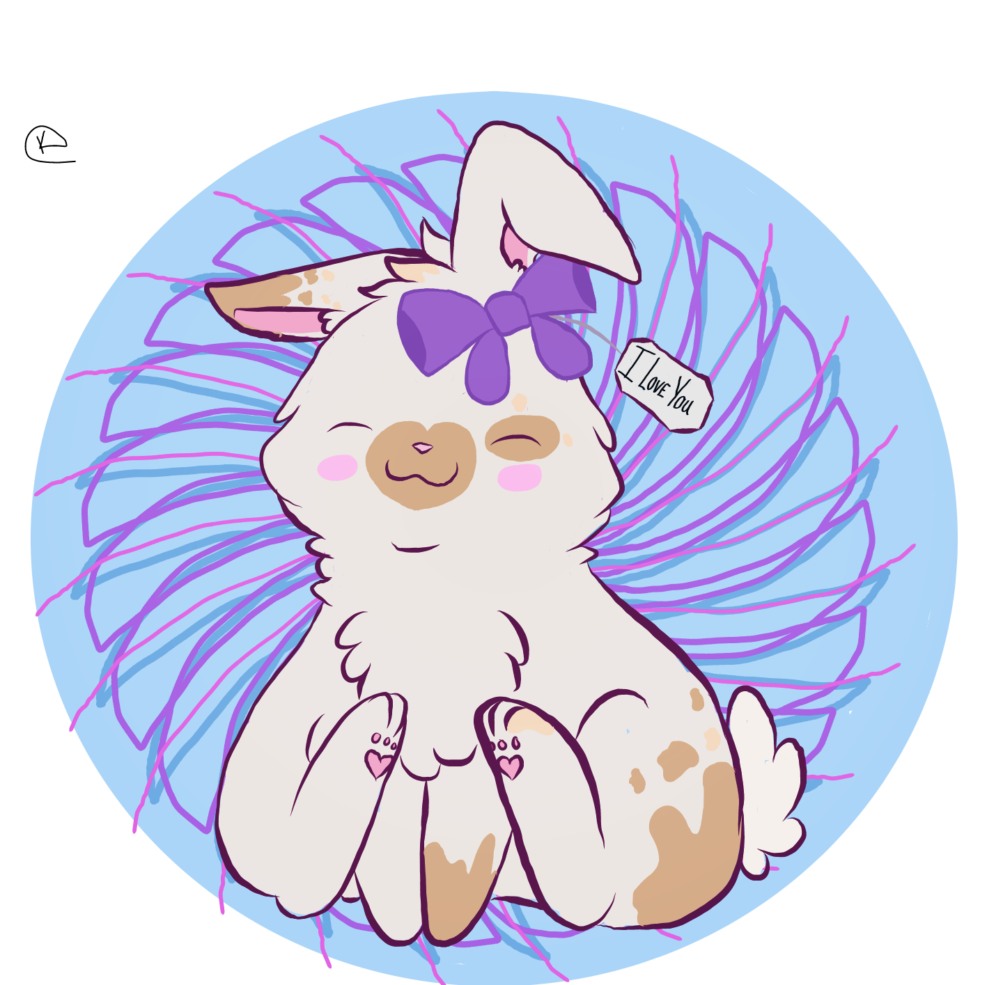 Love Bunny FluffyPuff - Illustrations ART street