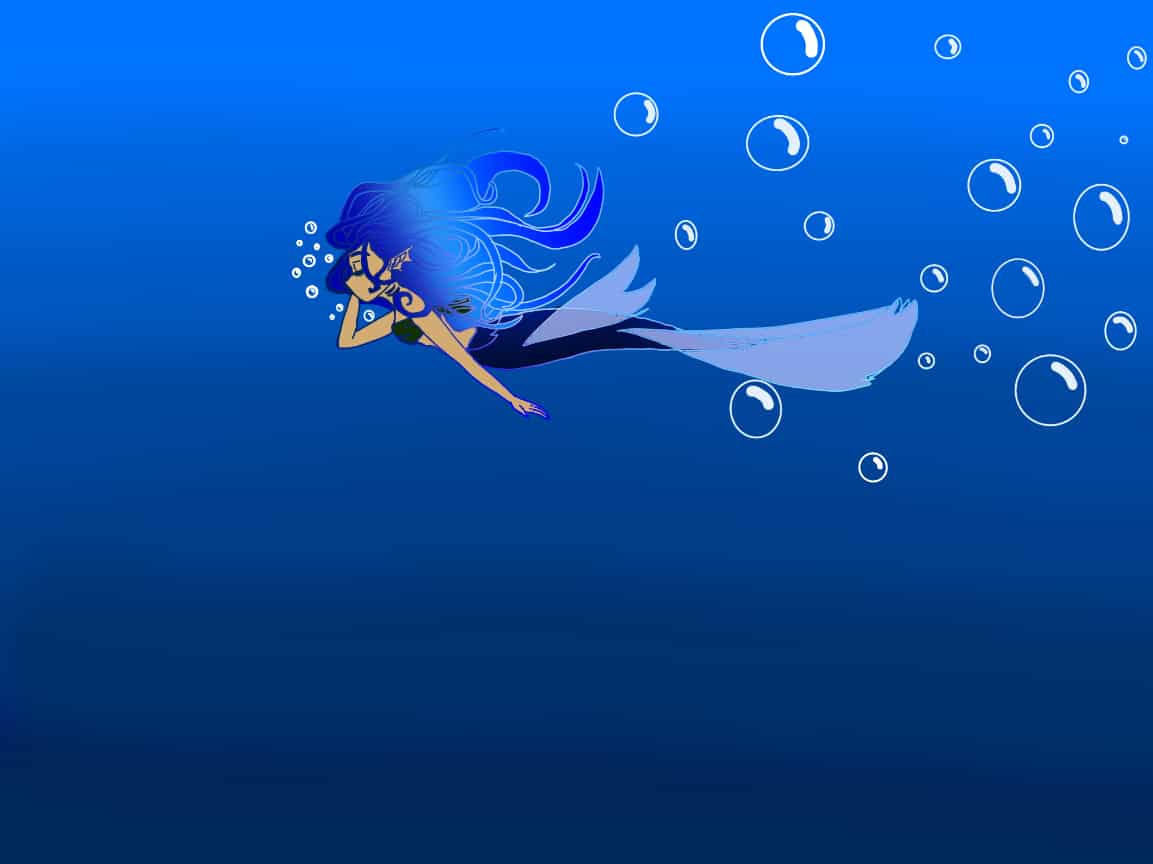 Blue Ocean Mermaid ConnorTheBlueberry - Illustrations ART street