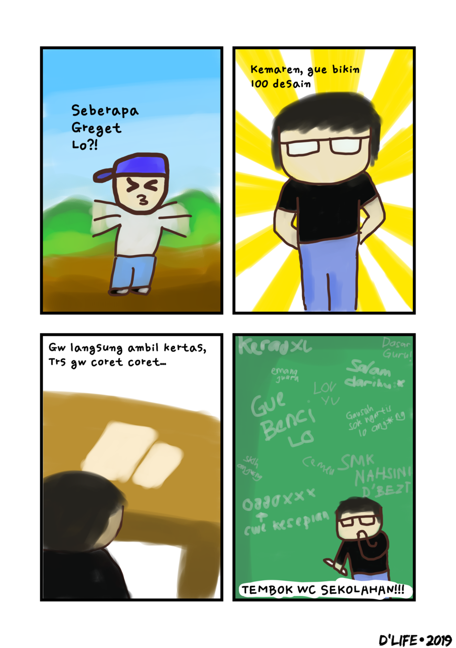 D’Life (Komik mini) part1 Reffi - Illustrations ART street