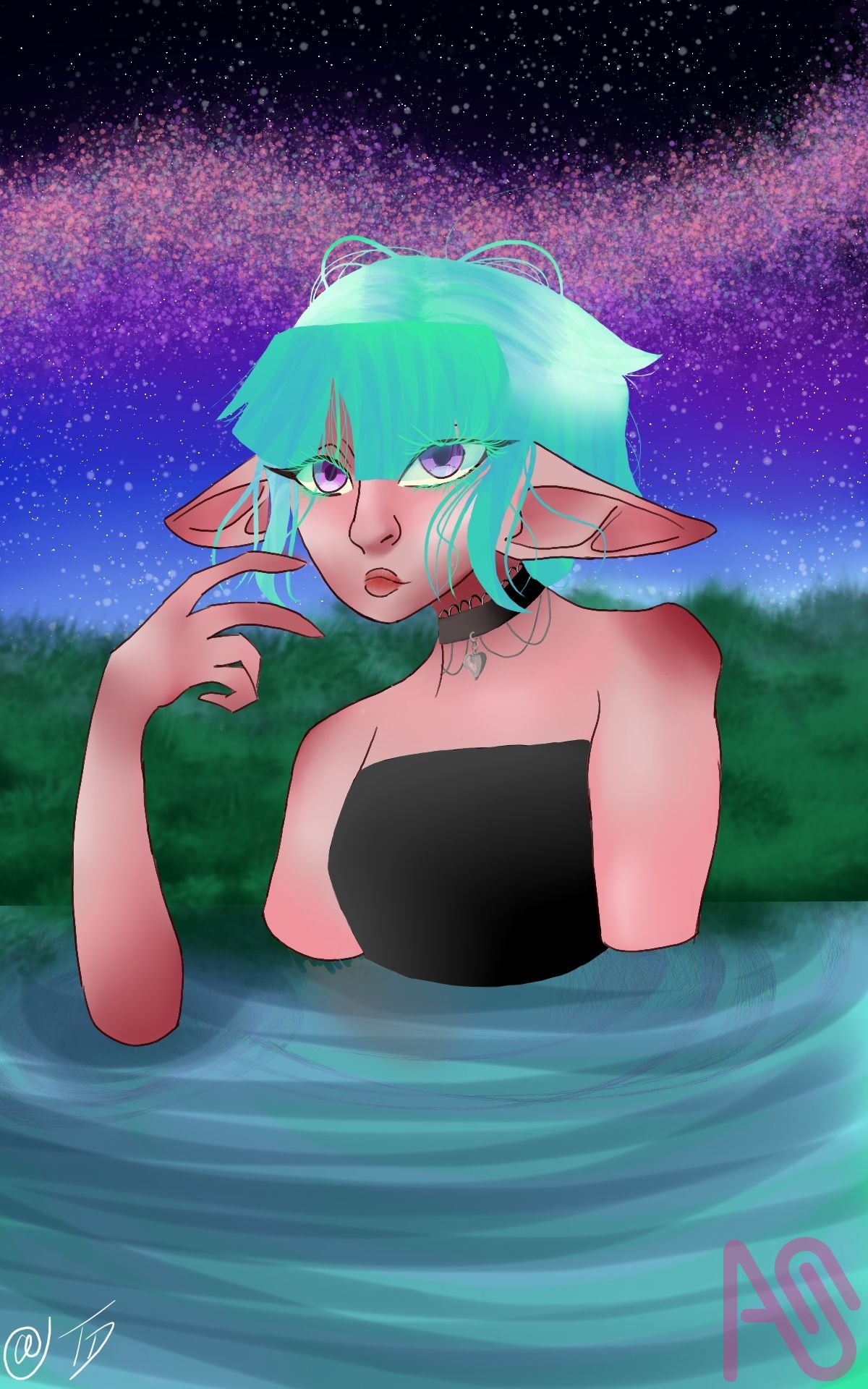 Glowing emerald Toasted demon - Illustrations ART street