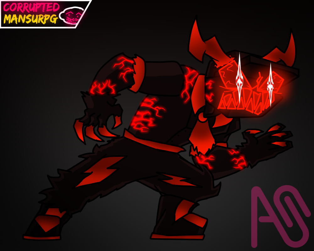 Wow!... a corrupted fnf version of me...enjoy Mansur ART MAN ...
