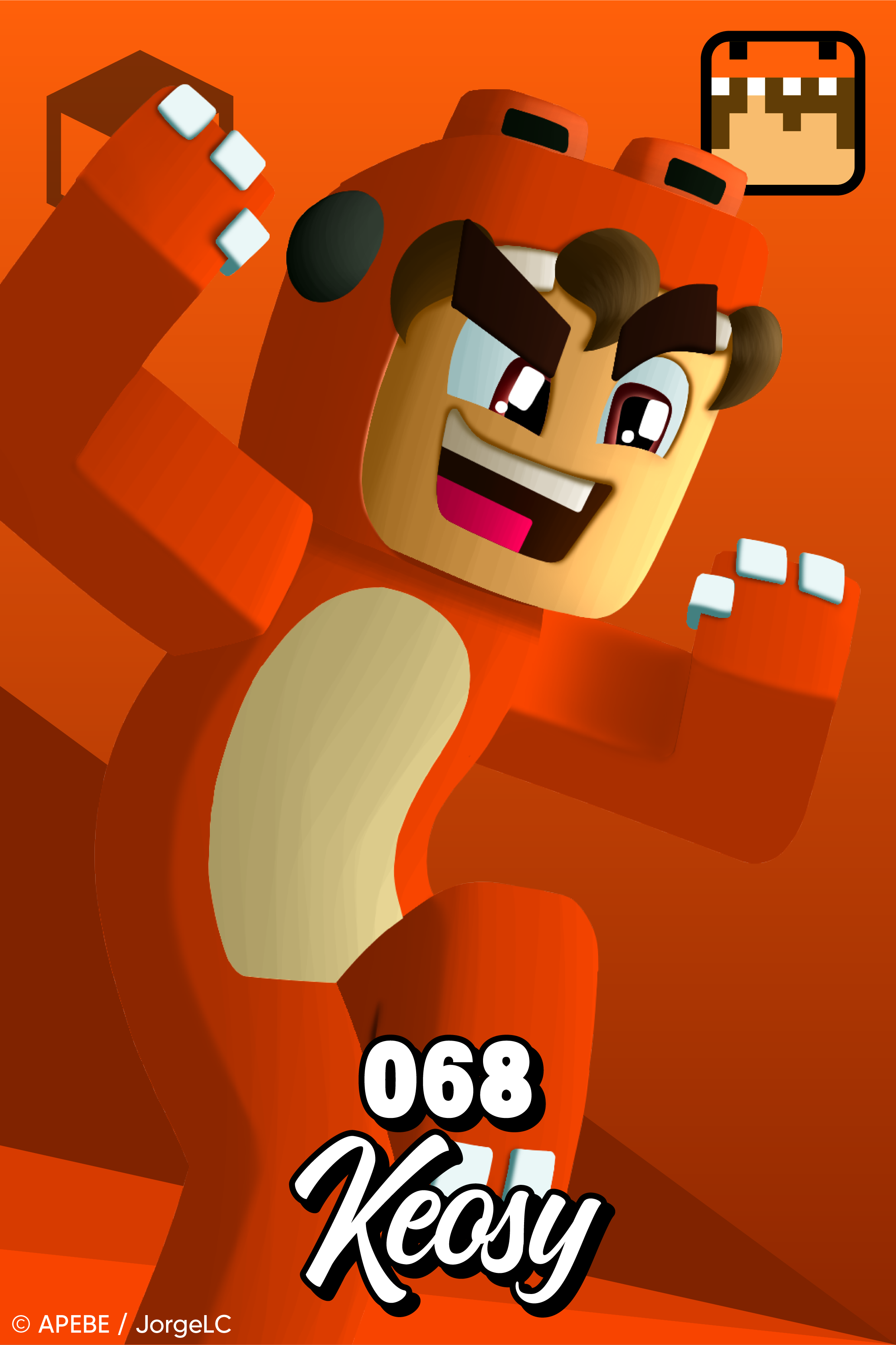 068: Keosy (Minecraft). APEBE - 插图 ART street