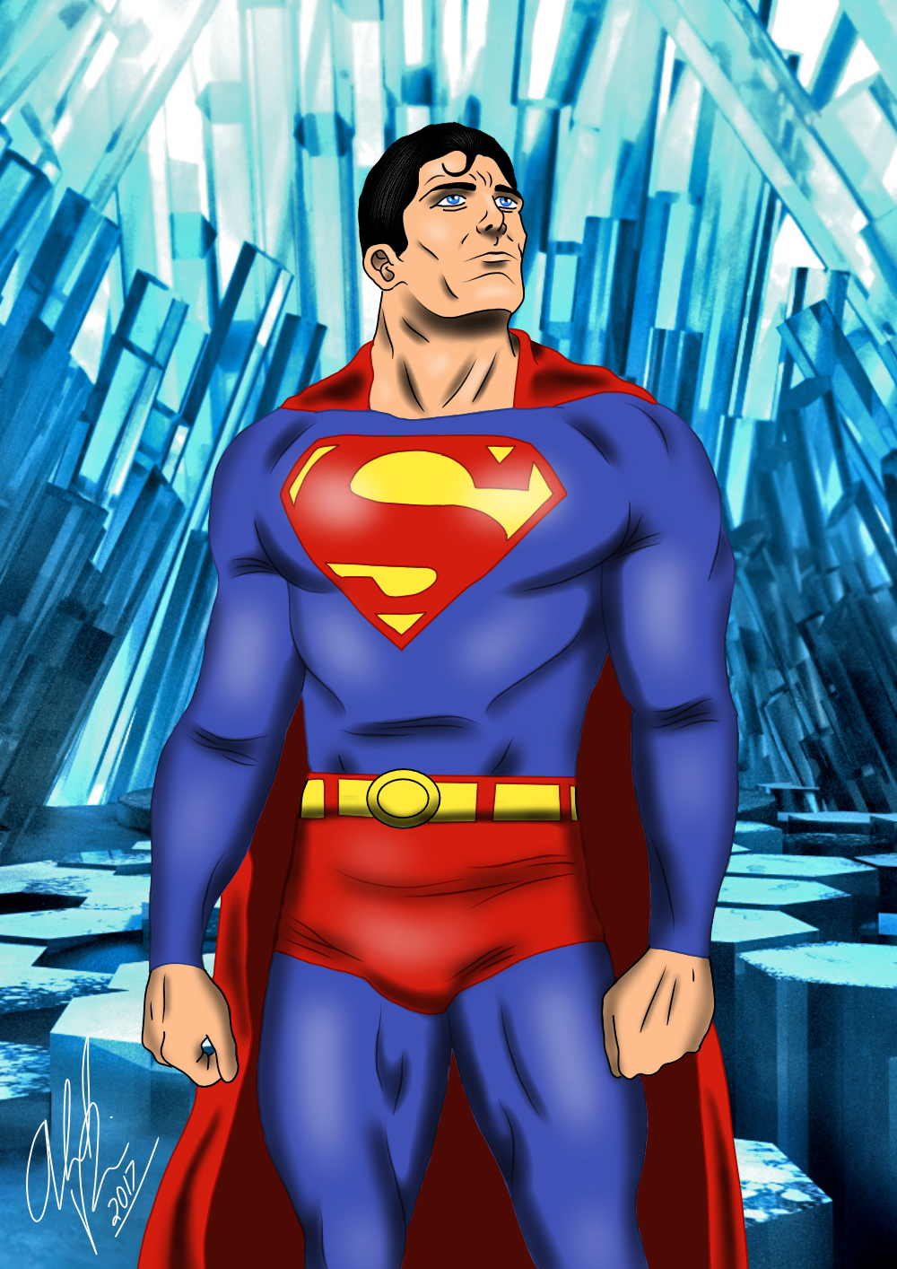 Kal-El and the Fortress of Solitude Abimael Pereira - Illustrations ART ...