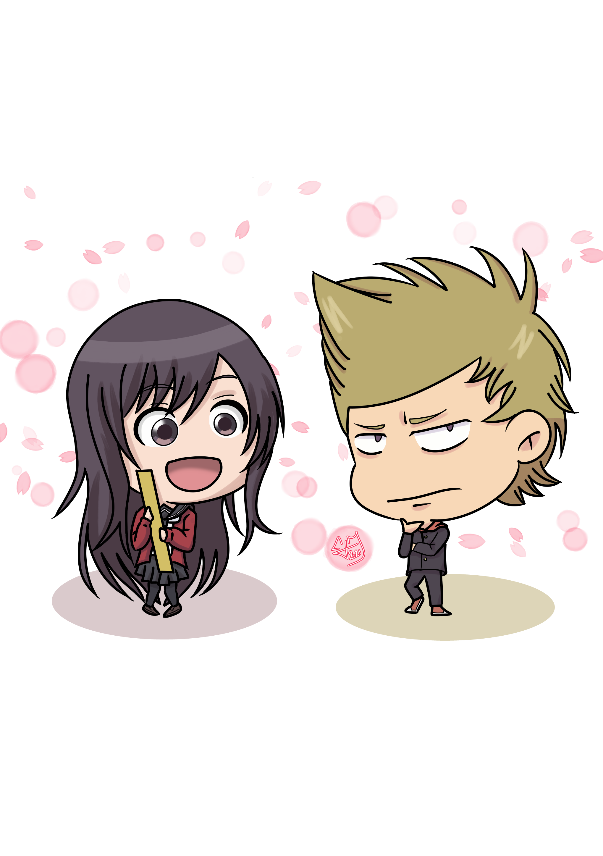 Nanako & Eiji AJM.draw - Illustrations ART street
