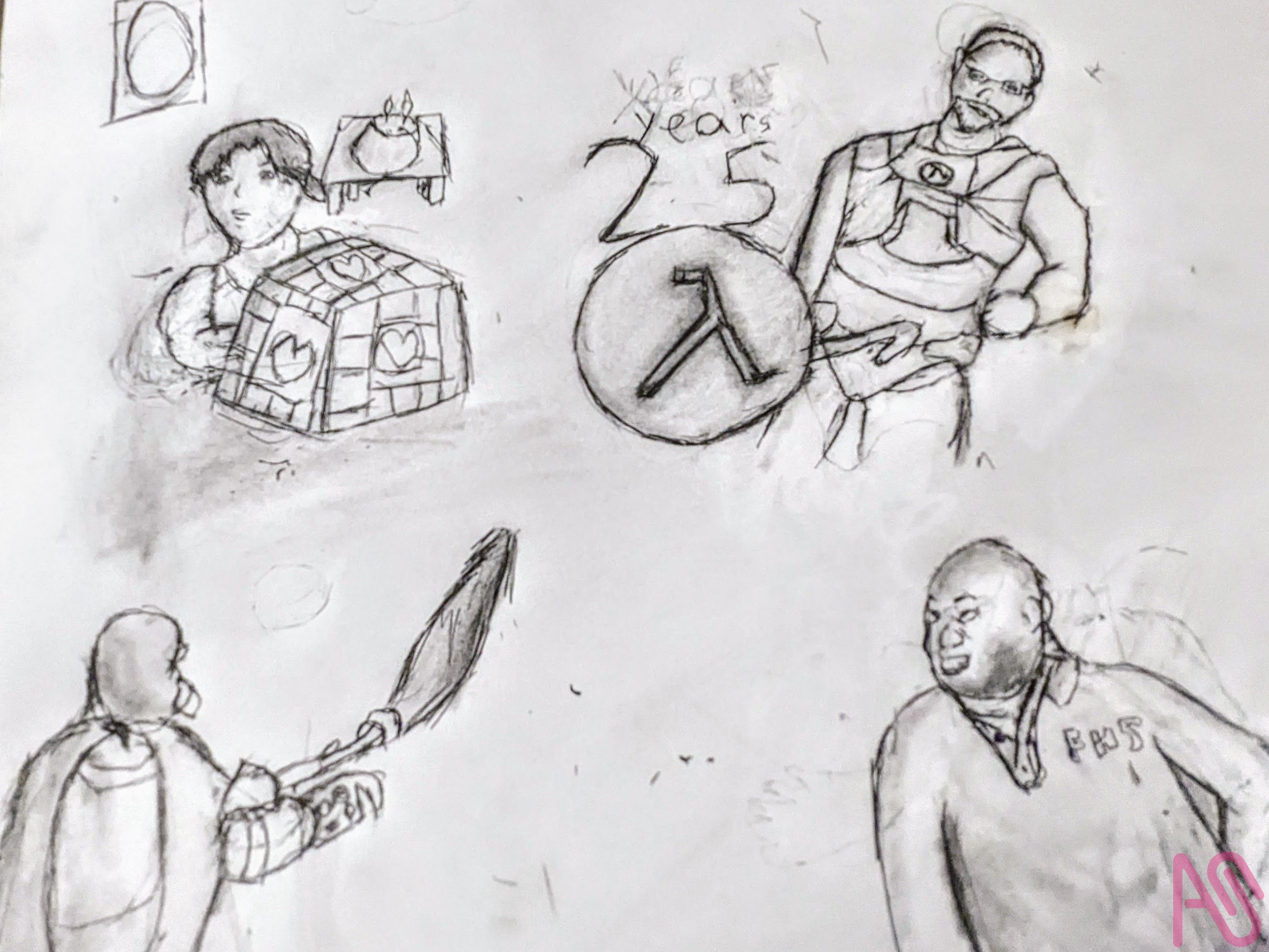 I Did this for the 25th anniversary of half-life UltraFireBall7 ...