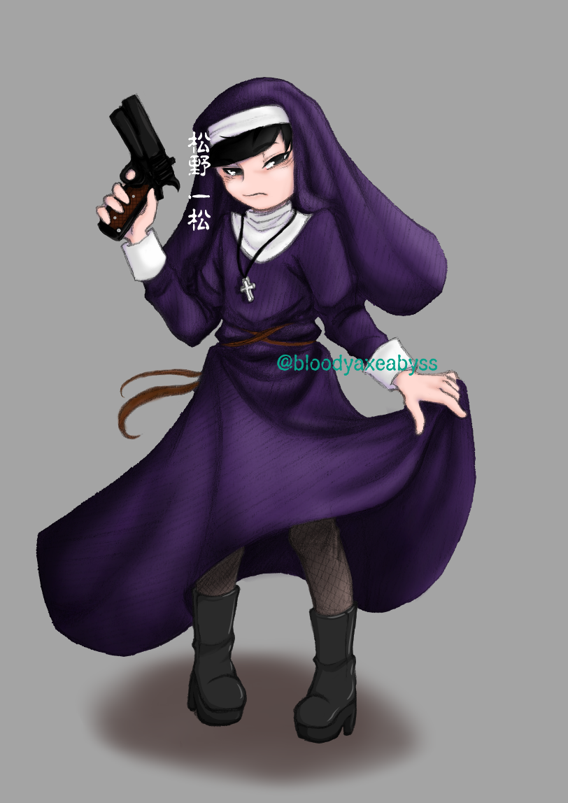 Nun Ichimatsu bloodyaxe_abyss - Illustrations ART street